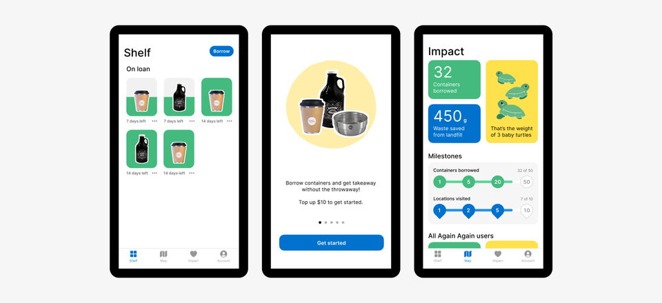 Reducing takeaway waste with a reusable container management system ...