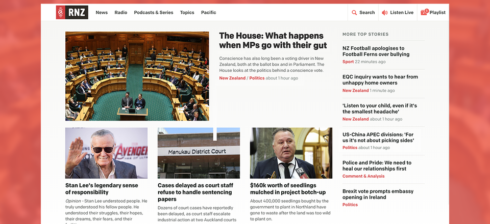 RNZ – Delivering an on-brand visual design for a greater news ...